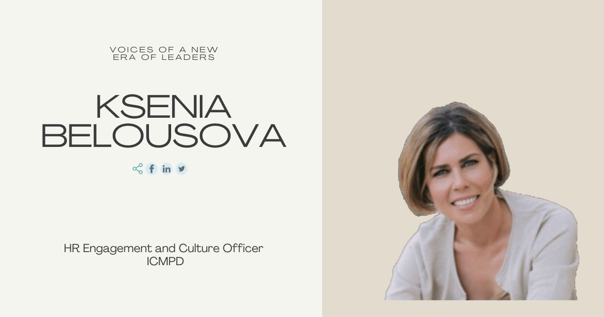 Ksenia Belousova as a voice for a new era of leaders